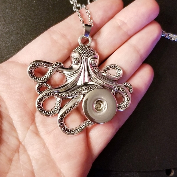 Jewelry | 18mm Ginger Snap Octopus Necklace Statement Chain | Poshmark